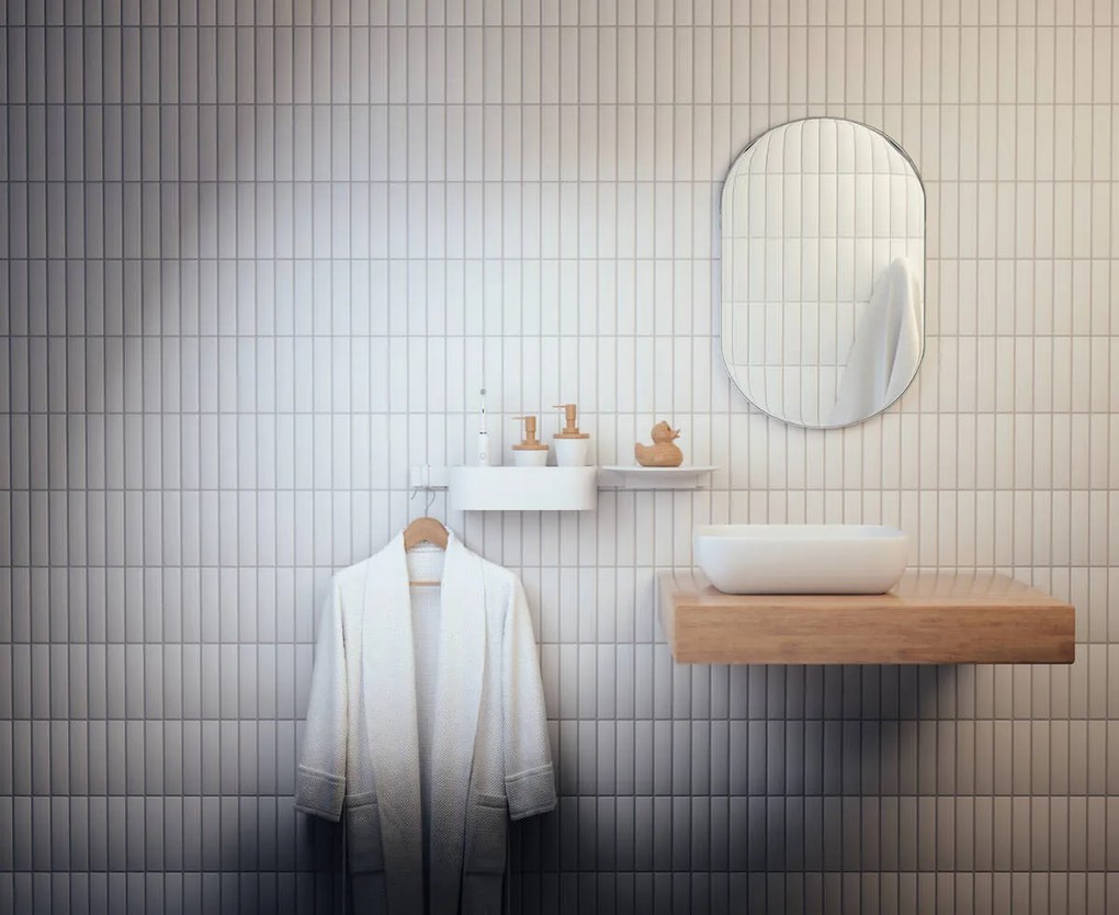 Hansgrohe WallStoris, polička, bílá matná, HAN-27915700