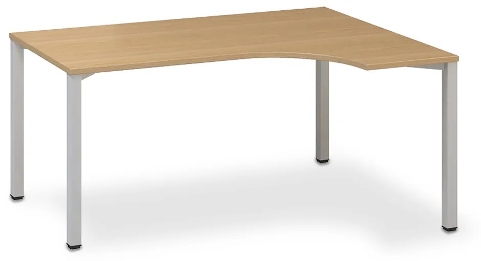 Ergonomický stůl ProOffice B 180 x 120 cm, pravý, buk