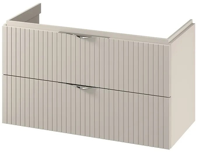 Cersanit Tirso, závěsná skříňka pod umyvadlo 994x447x572 mm, béžová matná, S1015-013