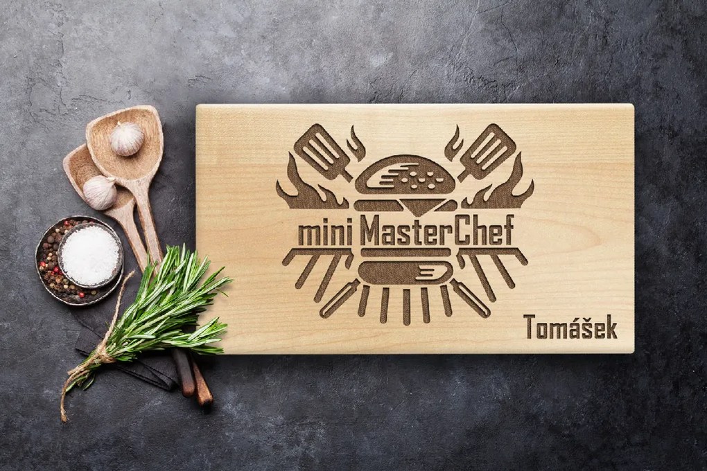 Ahome Ahome CZ Prkénko Mini Masterchef 35 x 20 x 1,9 cm