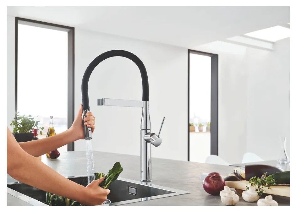 Grohe Essence - Páková dřezová baterie, chrom 30294000