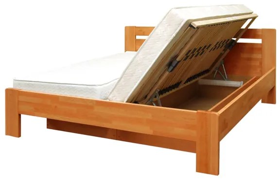 Masivní postel Maribo 2, 180x200, vč. roštu, bez matr., višeň