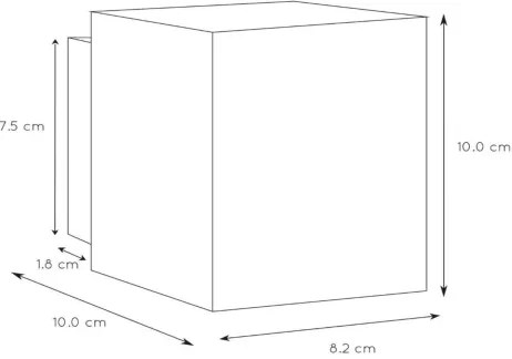 Lucide 23253/01/30 - Nástěnné svítidlo XERA 1xG9/42W/230V černé