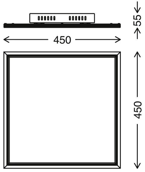 Telefunken 300906TF -LED Stmívatelný panel LED/24W/230V + DO 3000-6000K