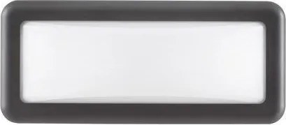 NV 812103 Venkovní nástěnné svítidlo PULSAR tmavě šedý ABS akrylový bílý difuzor LED 6W 3000K nebo 4000K 220-220V 67st. IP54 - NOVA LUCE