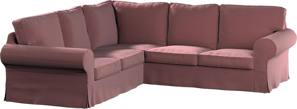 Potah na pohovku IKEA Ektorp rohová barva fialová látka sametová