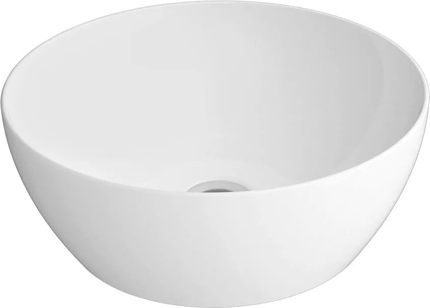 GSI GSI, PURA keramické umyvadlo na desku, průměr 42 cm, bílá lesk ExtraGlaze, 885111