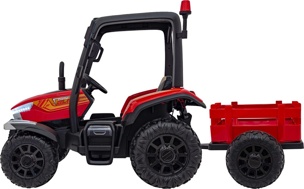 Ramiz Traktor BLAST s přívěsem Červený