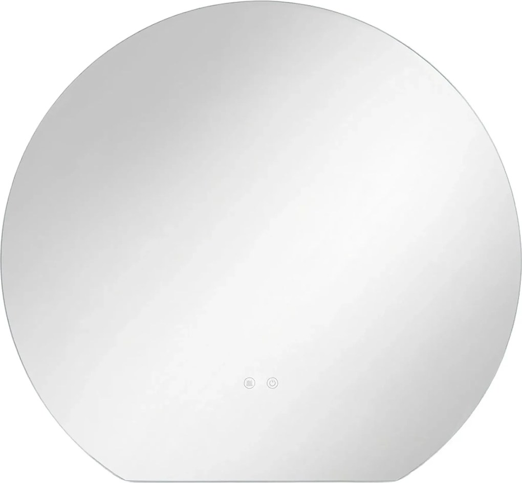 Rea Zrcadlo ⌀90 cm s vyhříváním a regulovatelným LED osvětlením HOM-00911