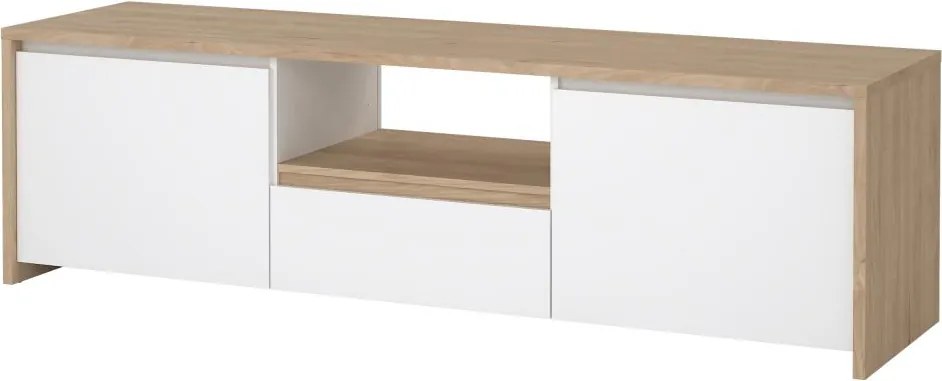 FALCO TV stolek Nerea 315 jackson hickory/bílý lesk