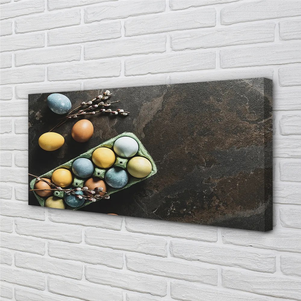 Obrazy na plátně vejce base 125x50 cm
