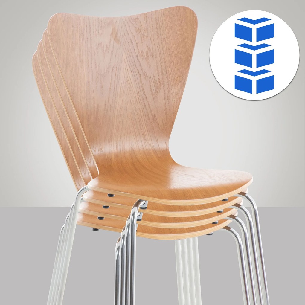 Sada 2 konferenčních židlí Calisto – dubová