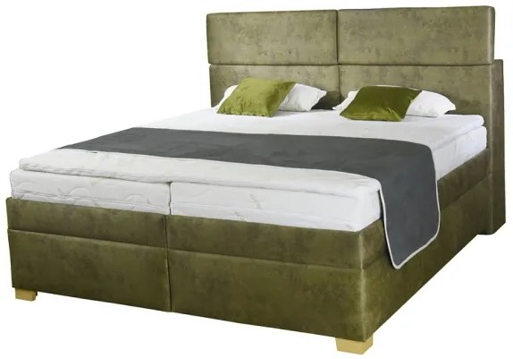 Postel YOGA BOXSPRING, 200x200 cm