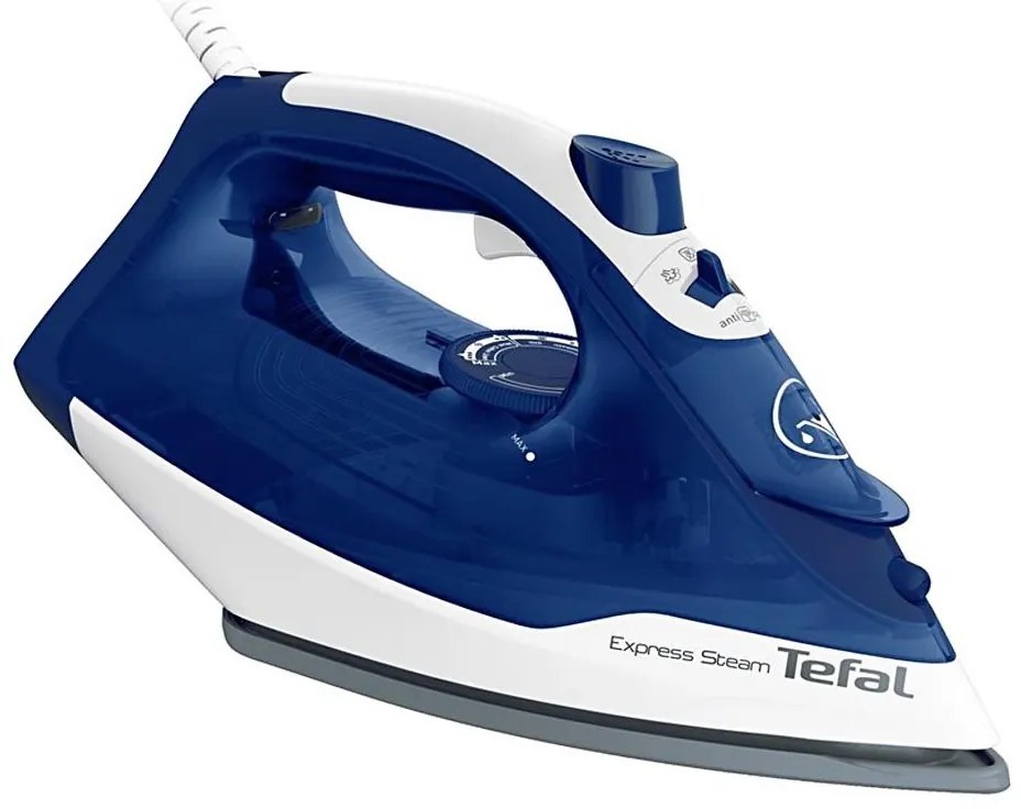 Tefal - Napařovací žehlička EXPRESS STEAM 2400W/230V modrá