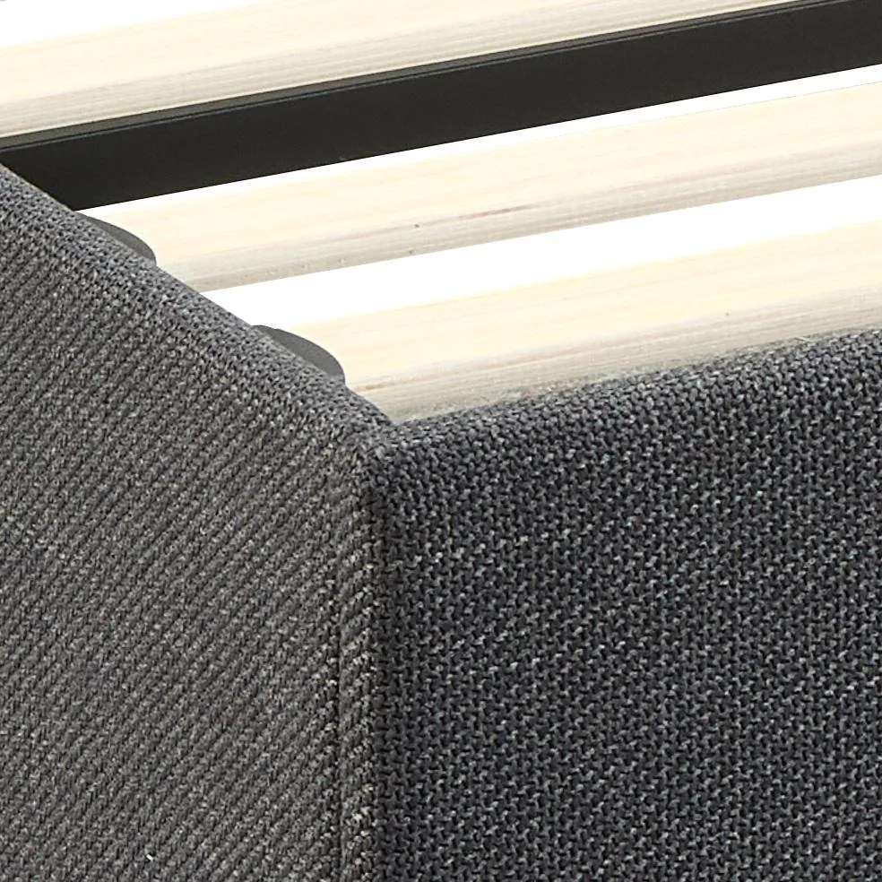 ACTONA GROUP Čalouněná postel CALVI tmavě šedá 160x200 H000024735