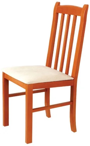 Dřevěná buková jídelní židle BRADOP DARINA – čalouněný sedák, na míru