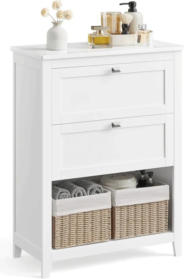 Koupelnová skříňka AUK-E1054 WT, mdf, bílá (60 x 30) cm