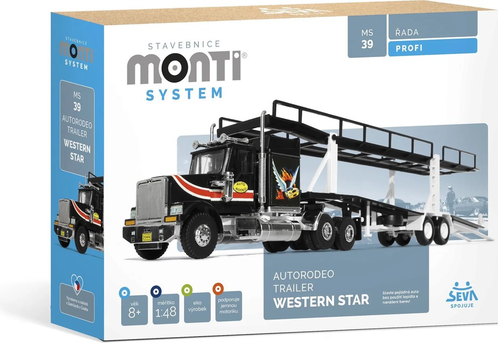 Plastikový model monti system ms 39 – autorodeo trailer