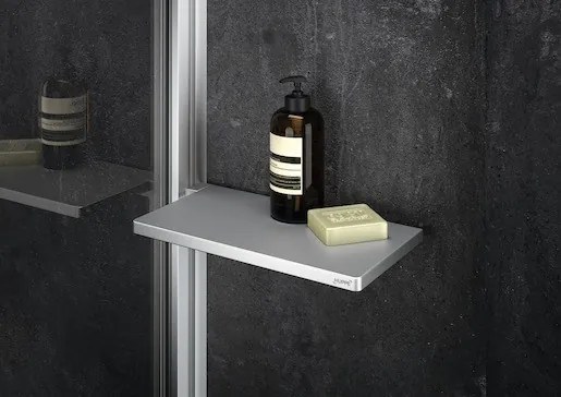 Hüppe Select+ polička stříbrná matná SL2101087