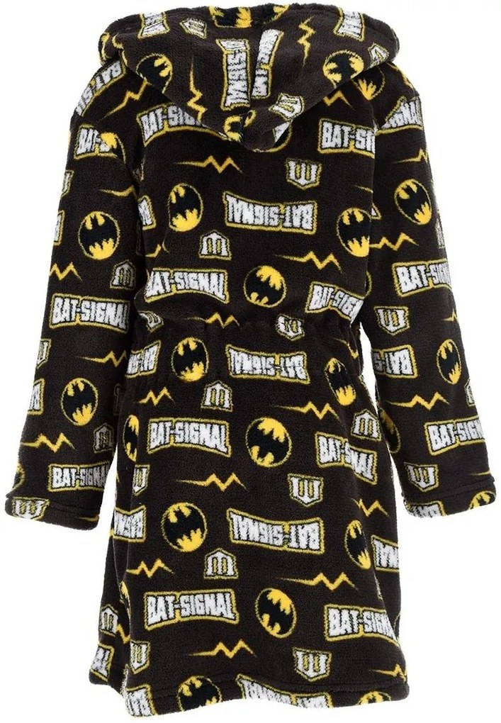 Dětský / chlapecký coral fleece župan s kapucí Batman, EU 104 Hnědá