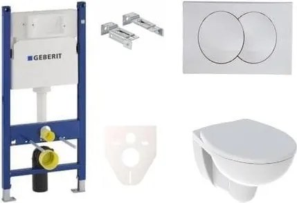 Cenově zvýhodněný závěsný WC set Geberit do lehkých stěn / předstěnová montáž+ WC Kolo Rekord SIKOGES7K7