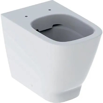 Geberit Smyle Square - Stojící WC, Rimfree, bílá 500.840.00.1