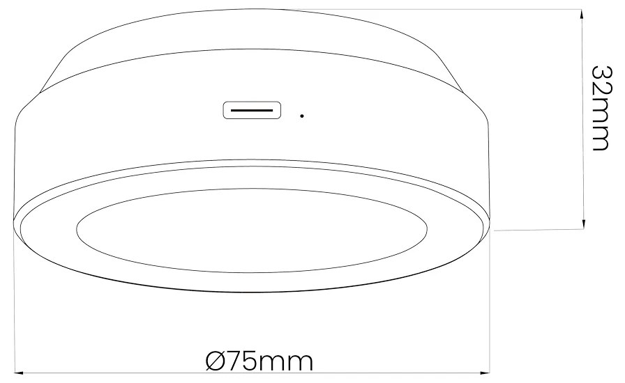 LED svítidlo Jojo, 1x LED 0,6w 3000-6000k, w, RGB, ovladač, sada 3ks