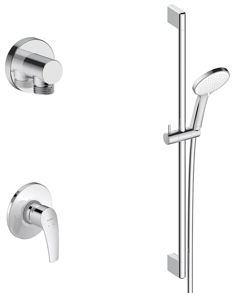 Duravit DuraVelez podomítková sprchová baterie se sprchovou hlavicí Chrom