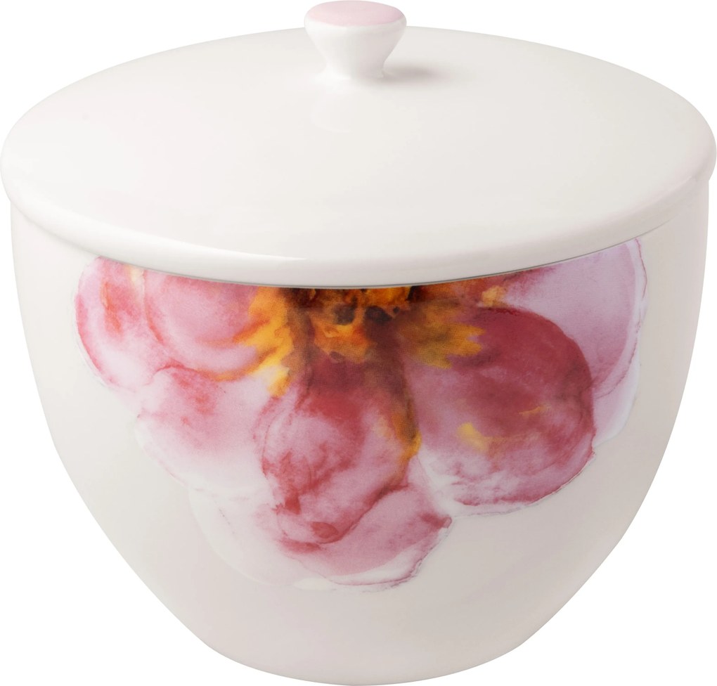 Villeroy&Boch Rose Garden dóza na sypaný čaj s pokličkou 0,7l, Villeroy & Boch