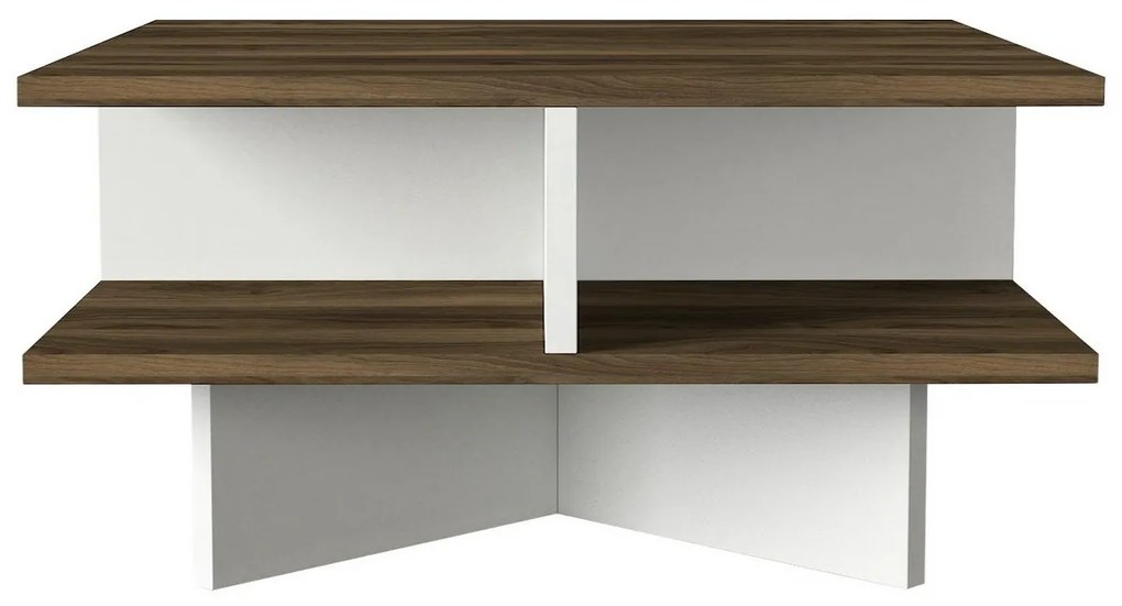 Konferenční stolek Hamton White and Walnut
