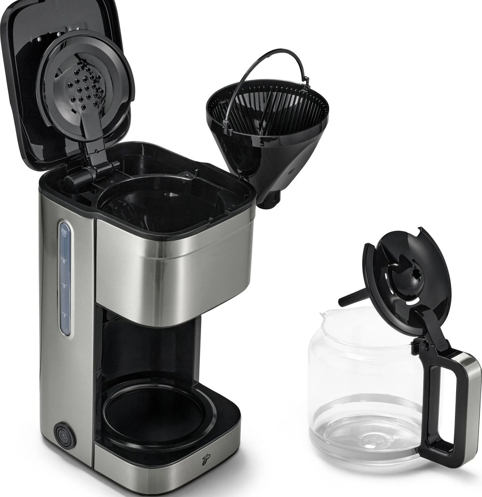 Tchibo - Překapávač na kávu »Let's Brew Elegant«, stříbrný