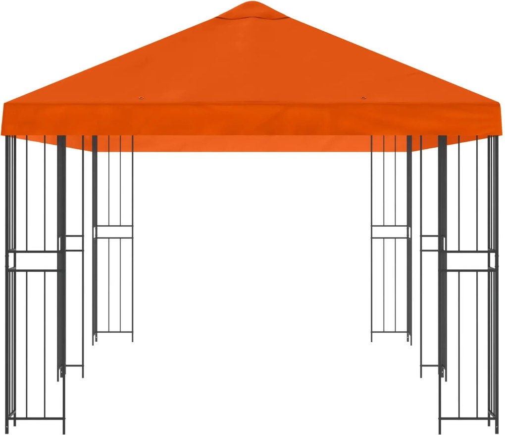 Zahradní altán 6 x 3 m Oranžová Polyester a ocel 190 gsm 3375990