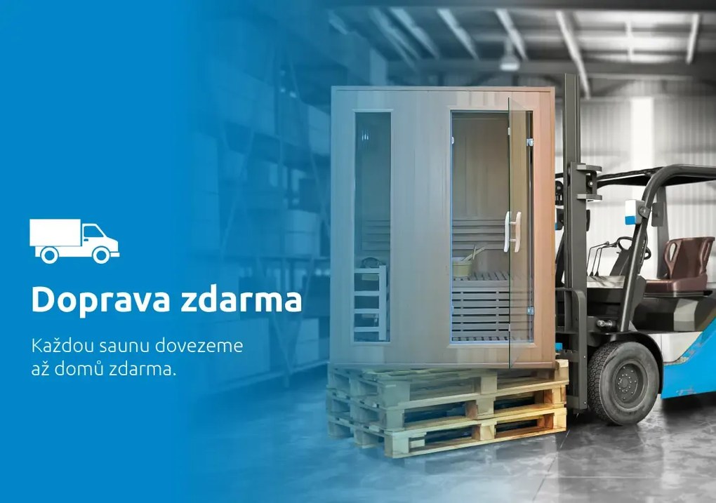 Marimex | Kombinovaná sauna Marimex UNITE XXL s Wi-Fi (FSC) + saunová kamna | 11100117