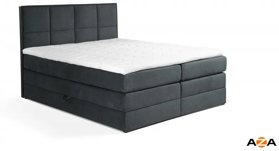 Postel boxspring Samara 200x200 s úložným prostorem - výběr barev