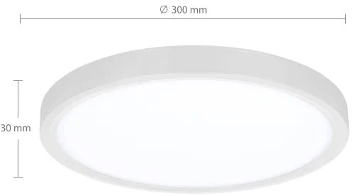 Brilagi -LED Stmívatelné svítidlo ESTELA LED/36W/230V 3000-6500K pr. 30 cm bílá+DO