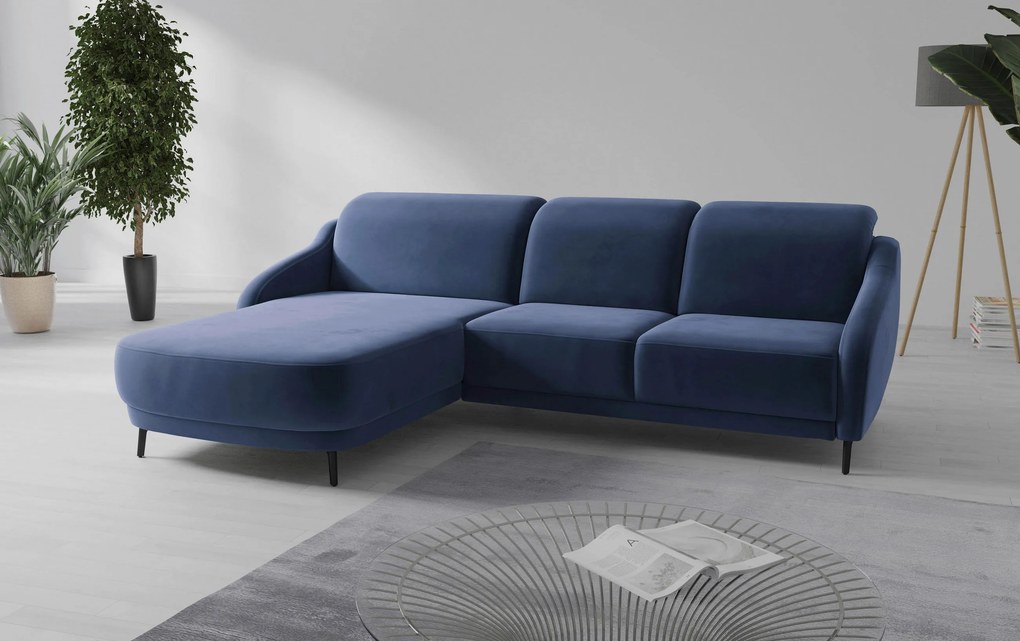 XXXLutz ROHOVÁ SEDAČKA, textil, modrá Sit & More - Sedací soupravy - 000144024107