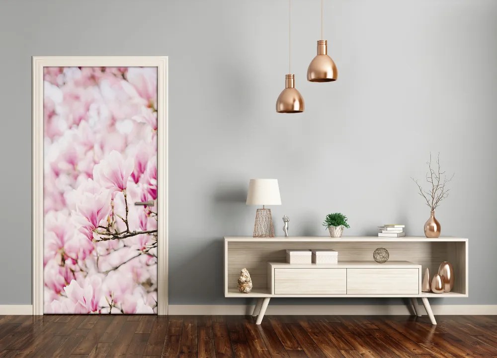 Fototapeta samolepící květy magnolie 95x205 cm