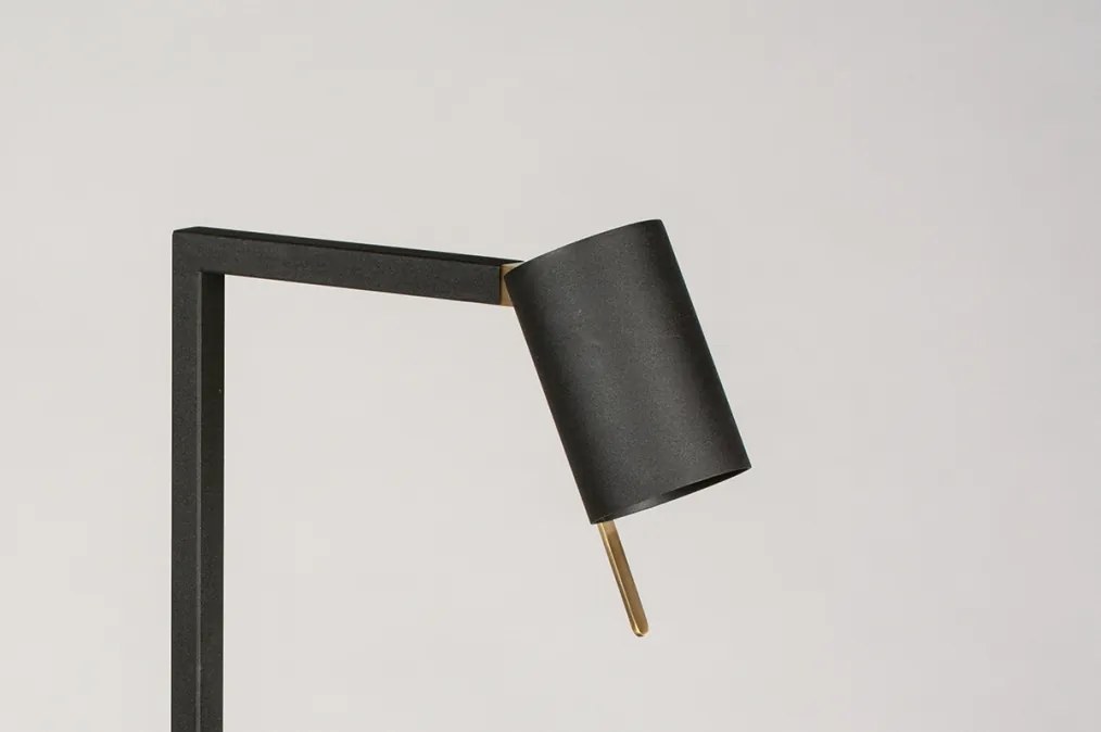 Stojací designová lampa Philea Black