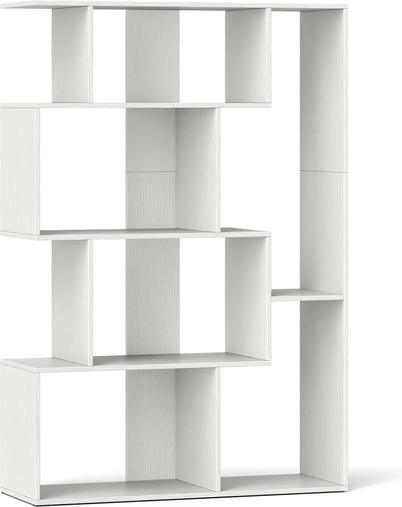 Costway Otevřená geometrická police na knihy 6-Cube Velká police na knihy