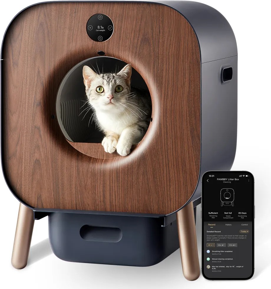 Pawbby Self-cleaning Cat Litter Box - Automatický samočistící záchod pro kočky