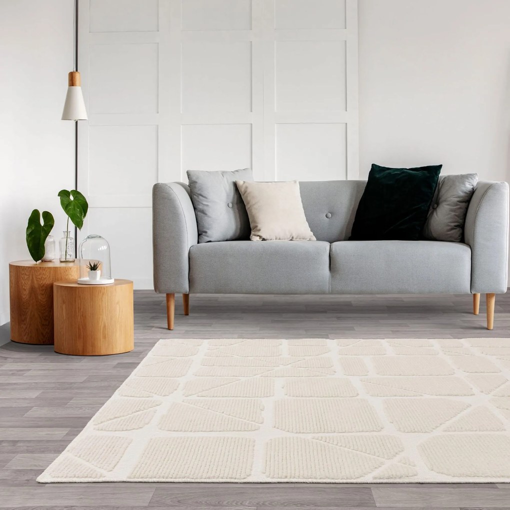 Tribeca Design Kusový koberec Stooges Method Ivory Rozměry: 80x150 cm