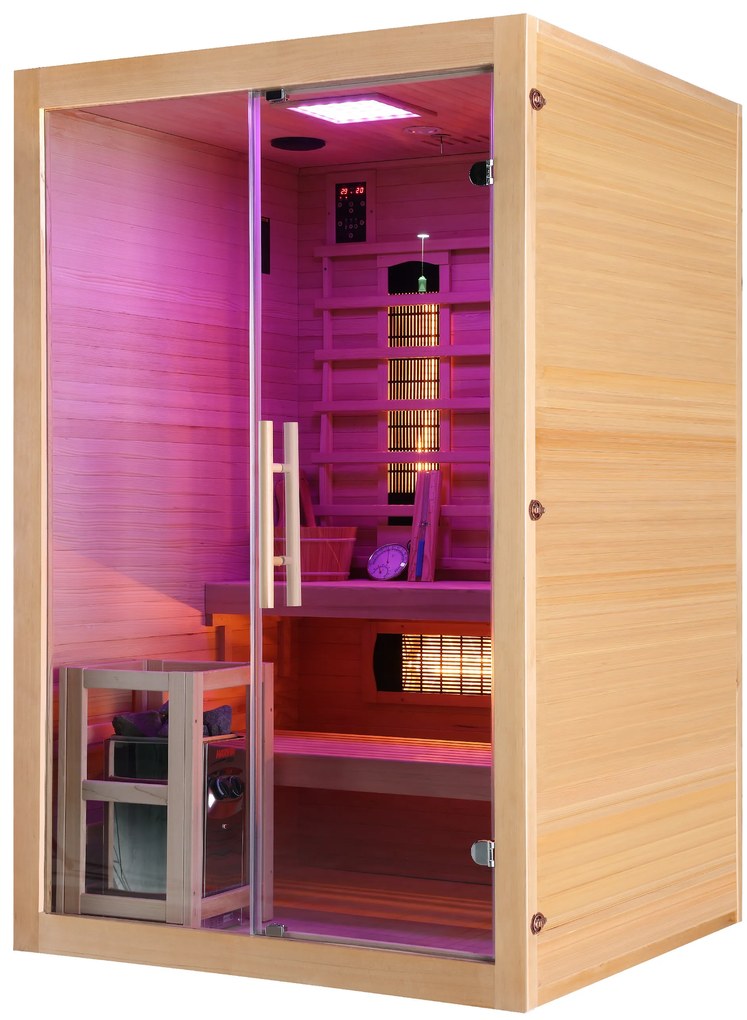 RAKOUSKÝ produkt - Kombinovaná sauna TWIN 130x120x200cm ( J30130 )