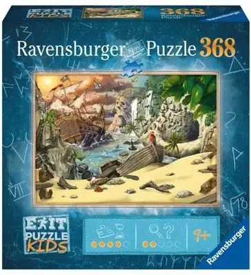 Ravensburger - Puzzle - Exit KIDS Puzzle: Piráti / 368 dílků / od 9 le
