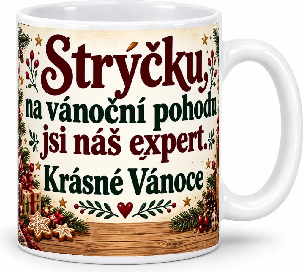 Vánoční hrnek pro strýčka – 300 ml