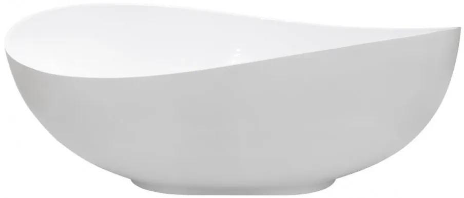 BESCO Volně stojící vana SIYA bílá Barva sifonu - Chrom, Rozměr vany - 171,5 × 101 cm VANSIYA170W