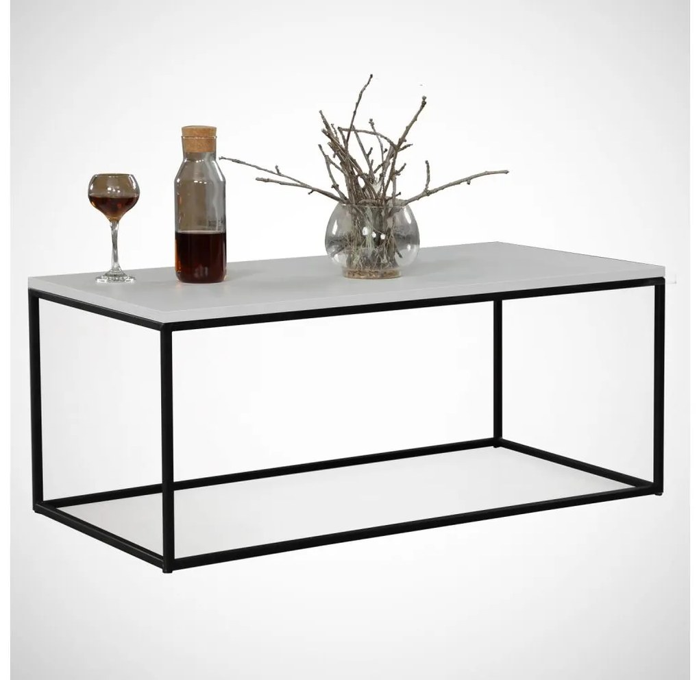 Asir | Konferenční stolek COSCO 43x95 cm bílá | AS1037