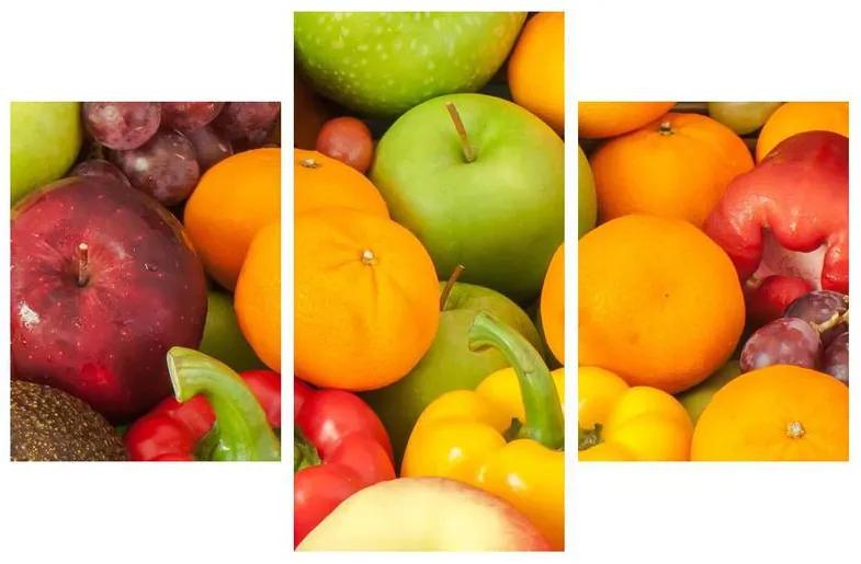 Obraz ovoce a zeleniny (90x60 cm)