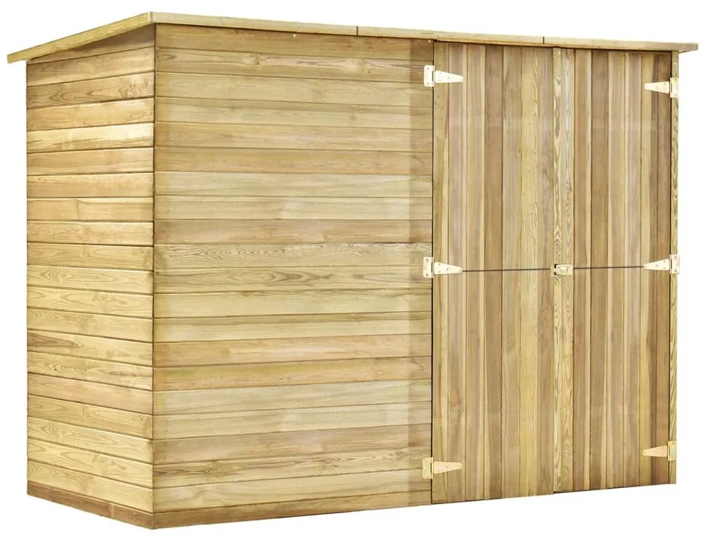 vidaXL Marketos Zahradní kůlna na kola 232 x 110 x 170 cm impregnovaná borovice