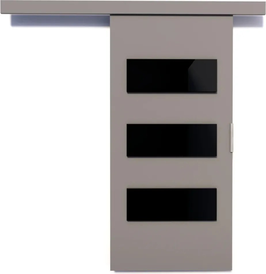 Posuvné nástěnné dveře ARES 76 šedá
