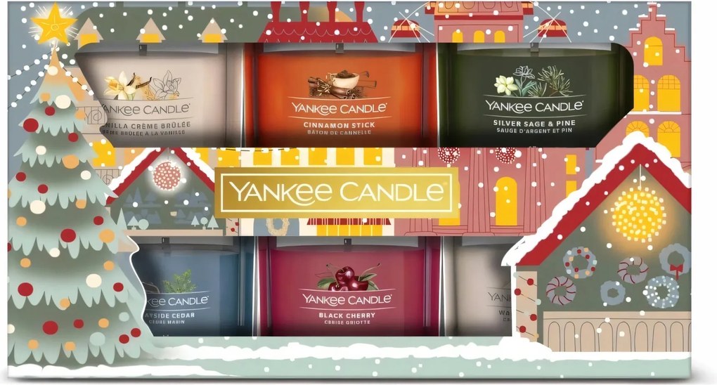 Yankee Candle Vánoční set 2024 6×37 g